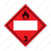SRS 009 Rombo Clase 3 Líquidos Inflamables - MEES Señalización e Imagen